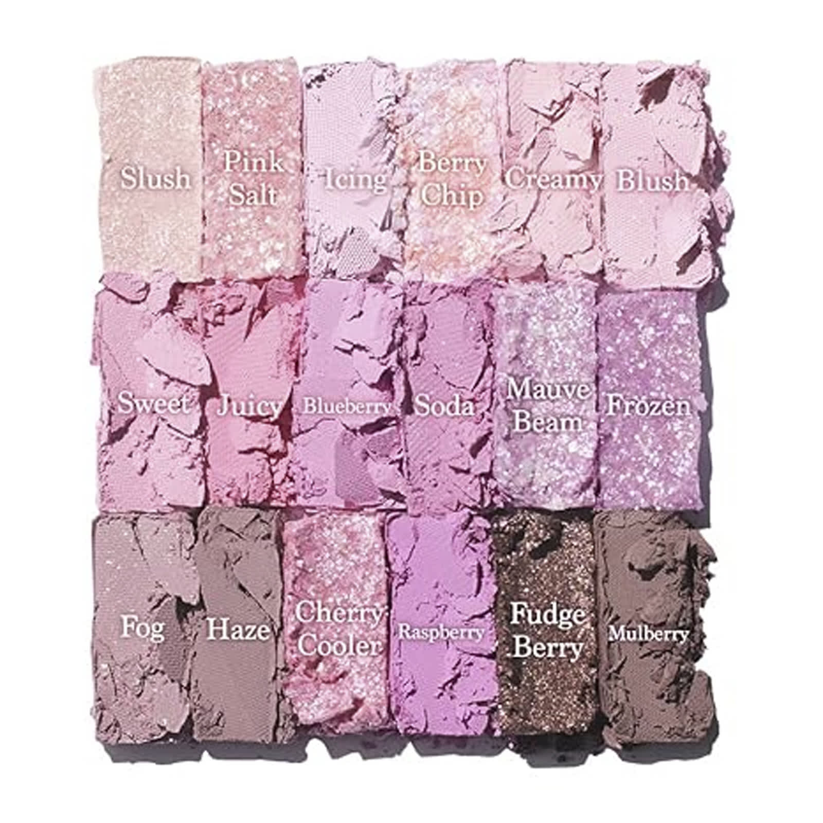 Dasique, Eye Shadow Palette, 18 Berry Smoothie, 1 Count