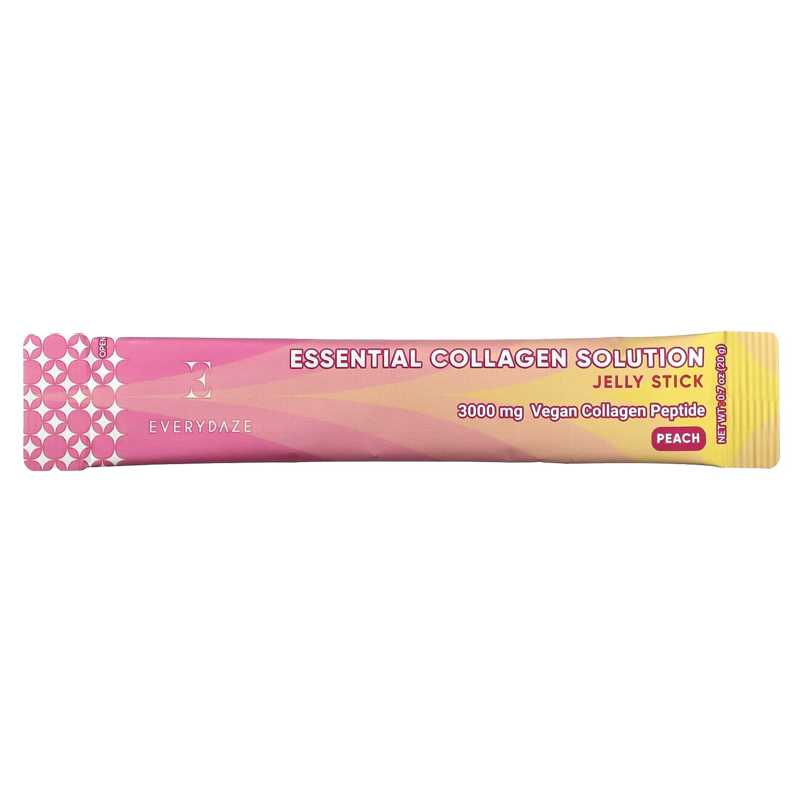 Everydaze, Essential Collagen Solution Jelly Stick, Peach, 3,000 mg, 10 ...