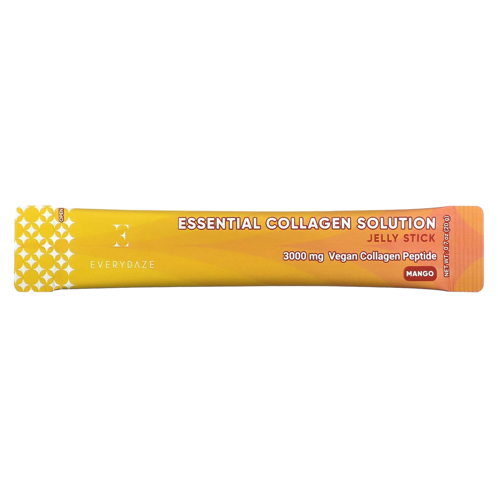 Everydaze, Essential Collagen Solution Jelly Stick, Mango, 3,000 mg, 10 ...