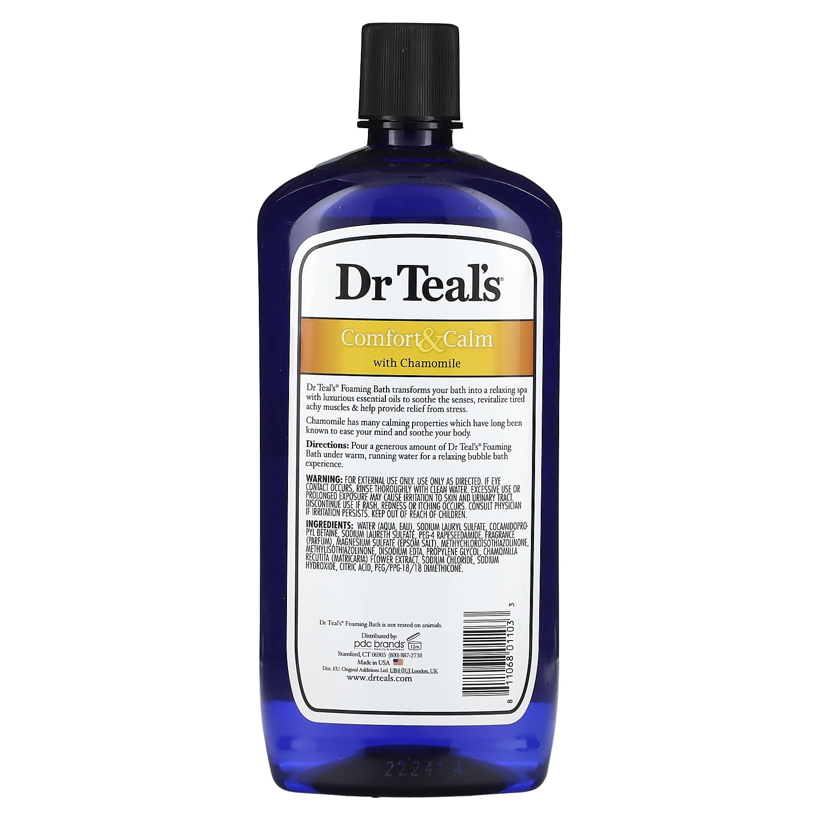 Dr Teals Foaming Bath With Pure Epsom Salt With Chamomile 34 Fl Oz