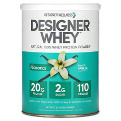 Designer Wellness, Designer Whey, Natural 100% Whey Protein Powder ...