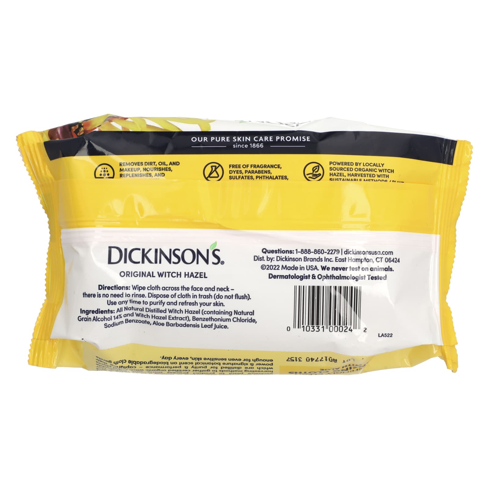 Dickinson Brands, Original Witch Hazel, Refreshingly Clean Cleansing ...