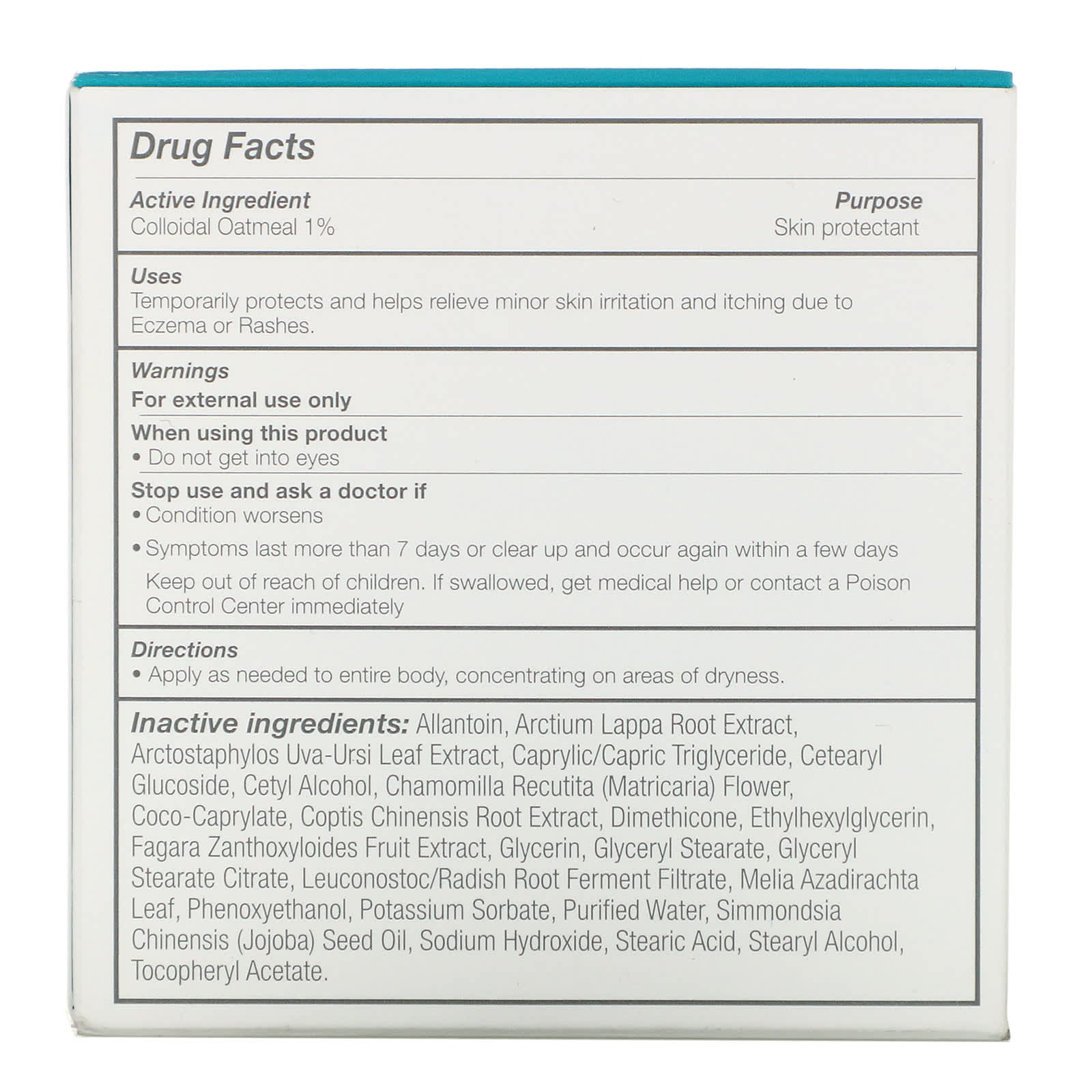 Derma E, Eczema Relief Cream, 4 oz (113 g)