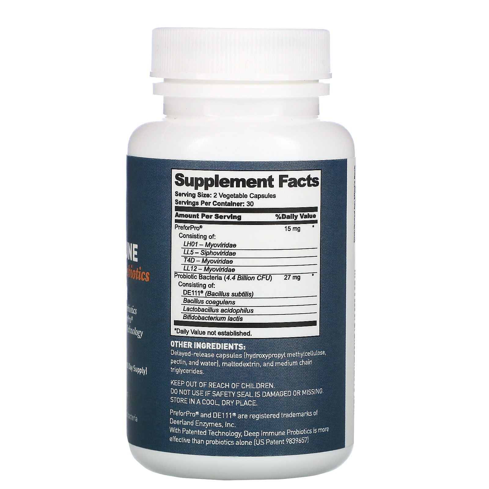 Dr. Tobias, Deep Immune, Probiotics & Prebiotics, 60 Delayed Release ...