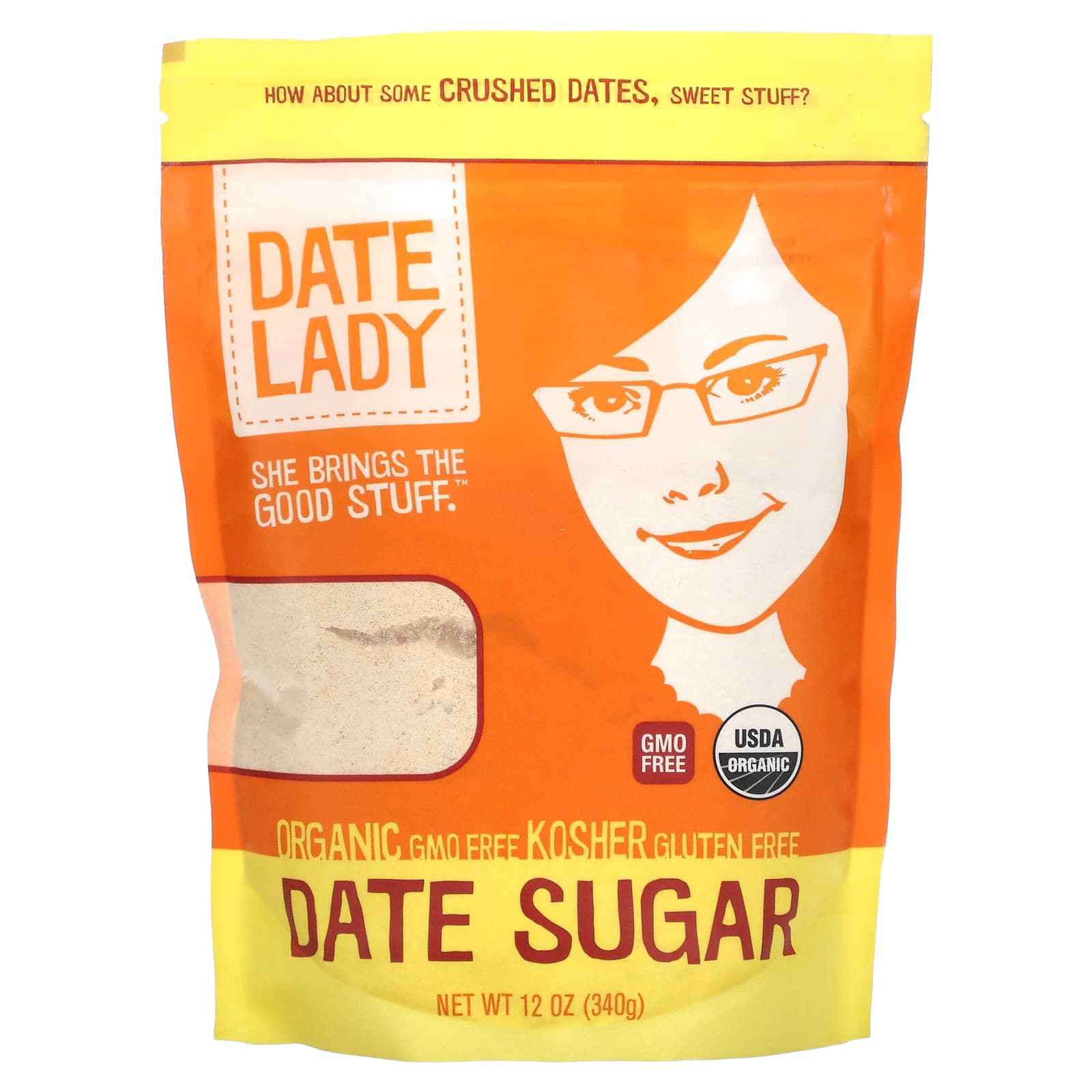 Date Lady, Date Sugar, 12 oz (340 g)