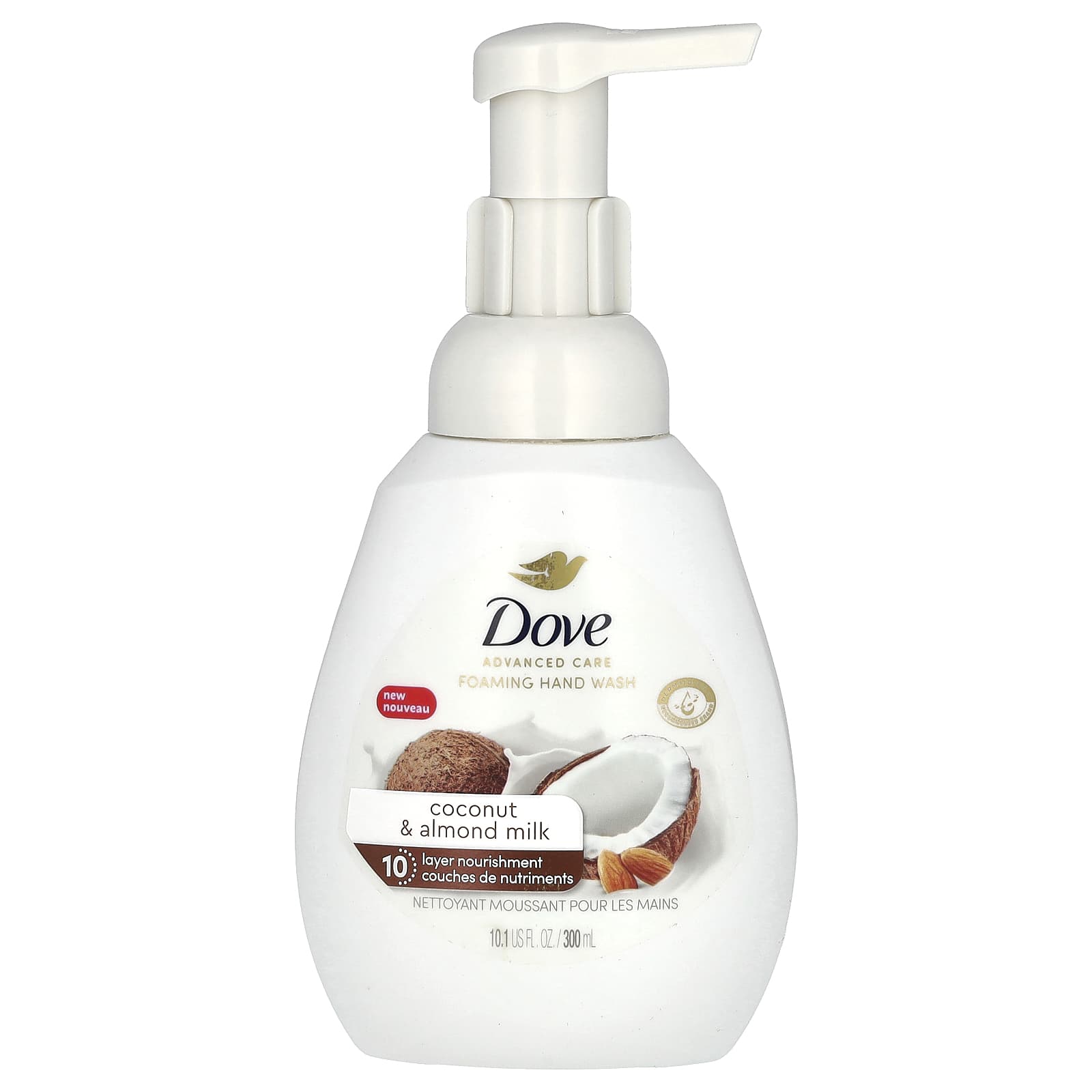 Dove, Advance Care, Foaming Hand Wash, Coconut & Almond Milk, 10.1 fl ...