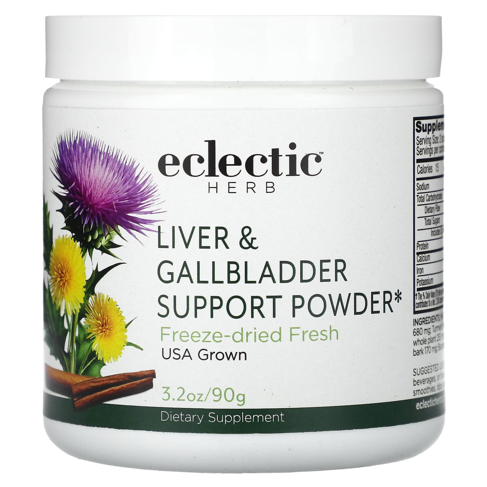 Eclectic Herb, Liver & Gallbladder Support Powder, 3.2 oz (90 g)