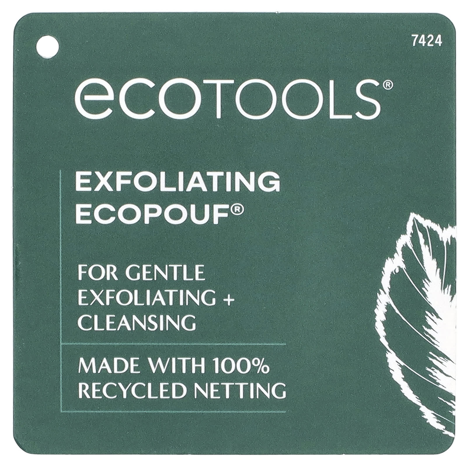 EcoTools, Exfoliating EcoPouf Sponge, 1 Sponge