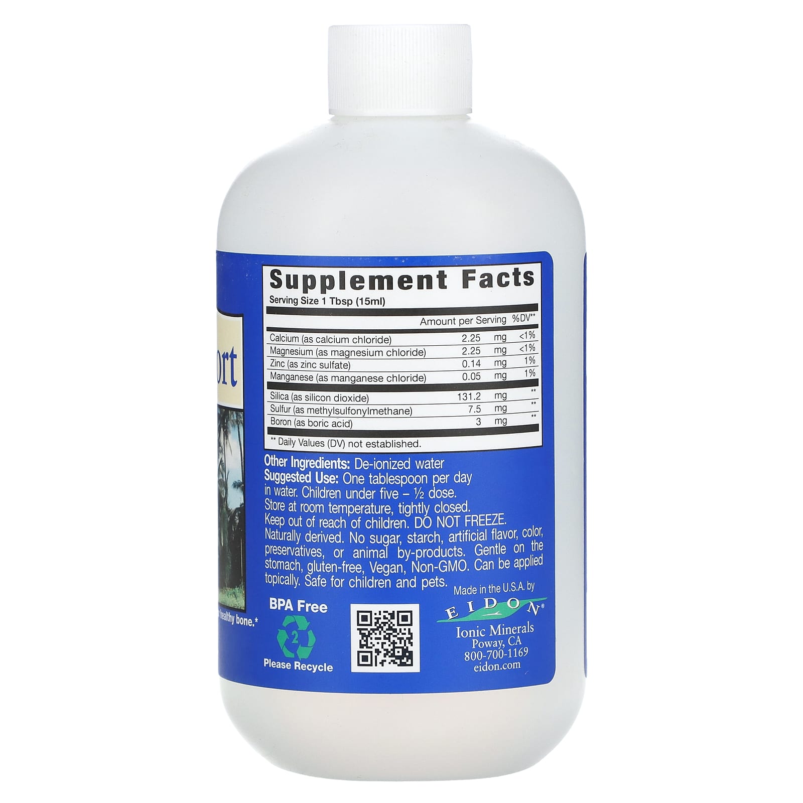 Eidon Ionic Minerals, Ionic Minerals, Bone Support, 18 oz (533 ml)