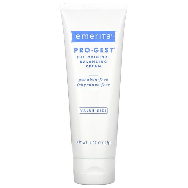 Emerita, Pro-Gest, Balancing Cream, Fragrance-Free, 4 oz (112 g)