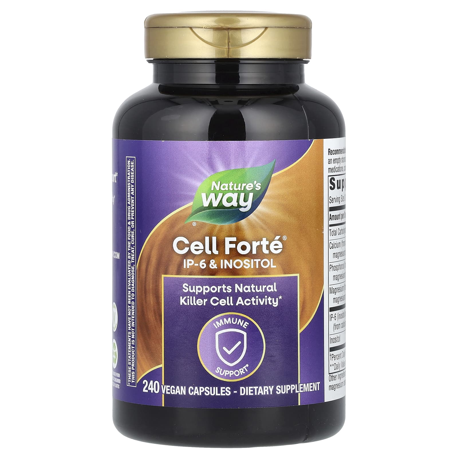Nature's Way, Cell Forté, IP-6 & Inositol, 240 Vegan Capsules