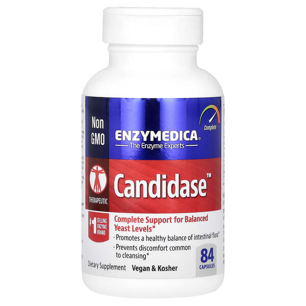 Enzymedica, Candidase, 84 Capsules