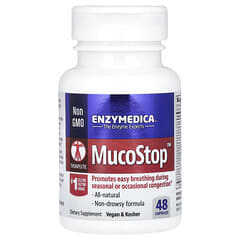 Enzymedica, MucoStop, 48 Capsules