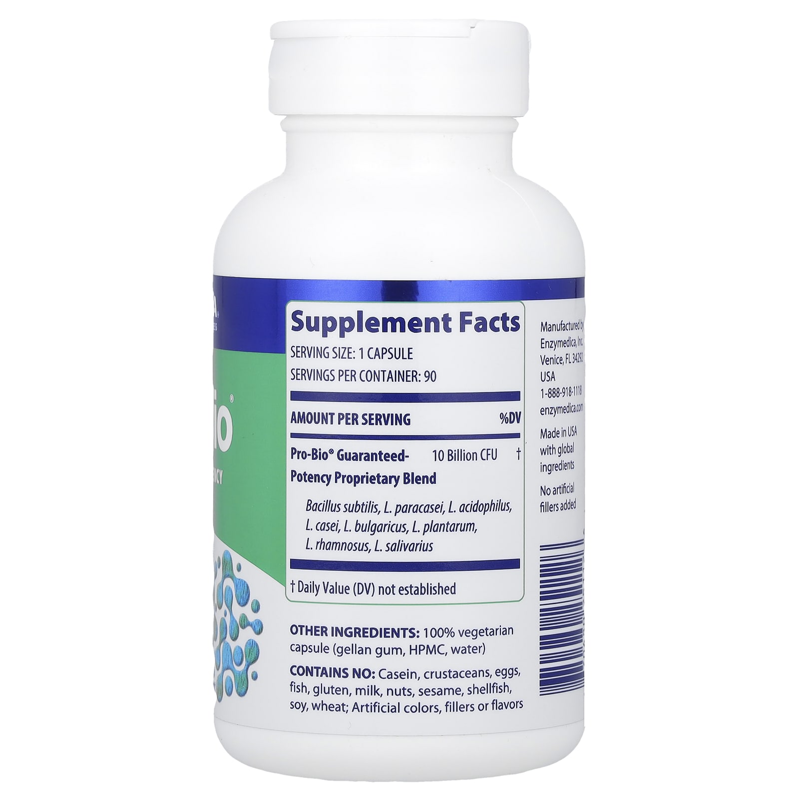 Enzymedica, Pro-Bio®, 90 Capsules