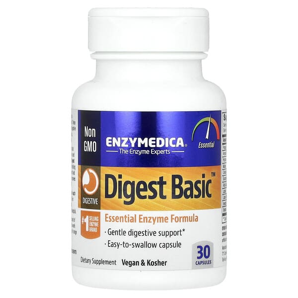 Enzymedica, Digest Basic, 30 Capsules