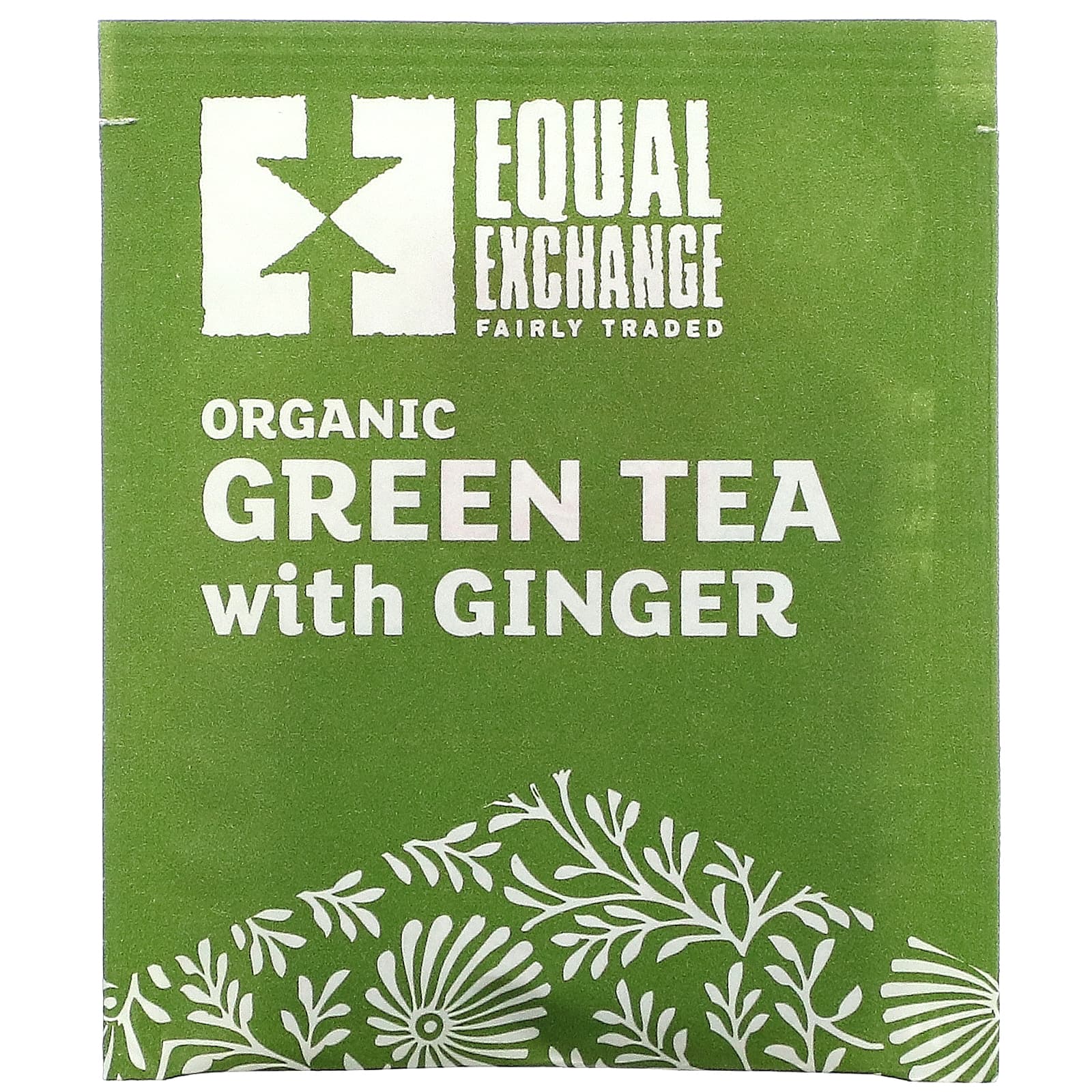 Equal Exchange, Organic Green Tea with Ginger, 20 Tea Bags, 1.05 oz (30 g)