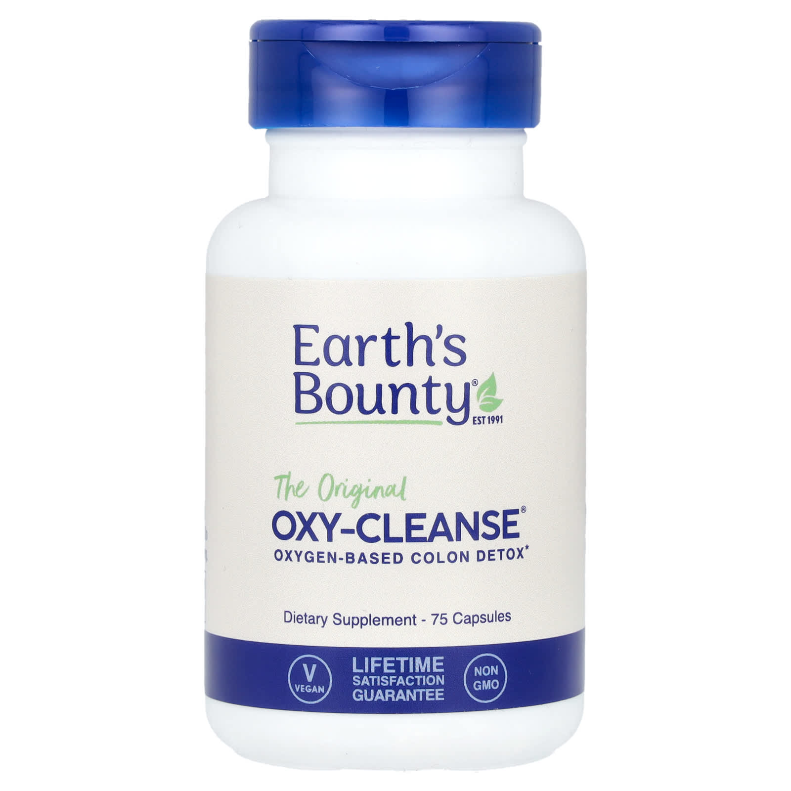 Earth's Bounty, The Origianl Oxy-Cleanse®, Oxygen-Based Colon Detox, 75 ...