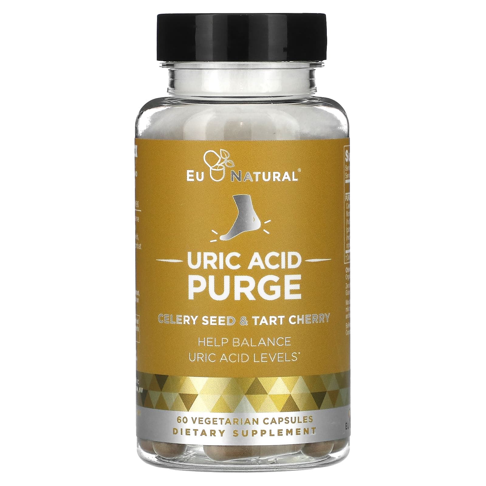 Eu Natural, Uric Acid Purge, Celery Seed & Tart Cherry, 60 Vegetarian ...