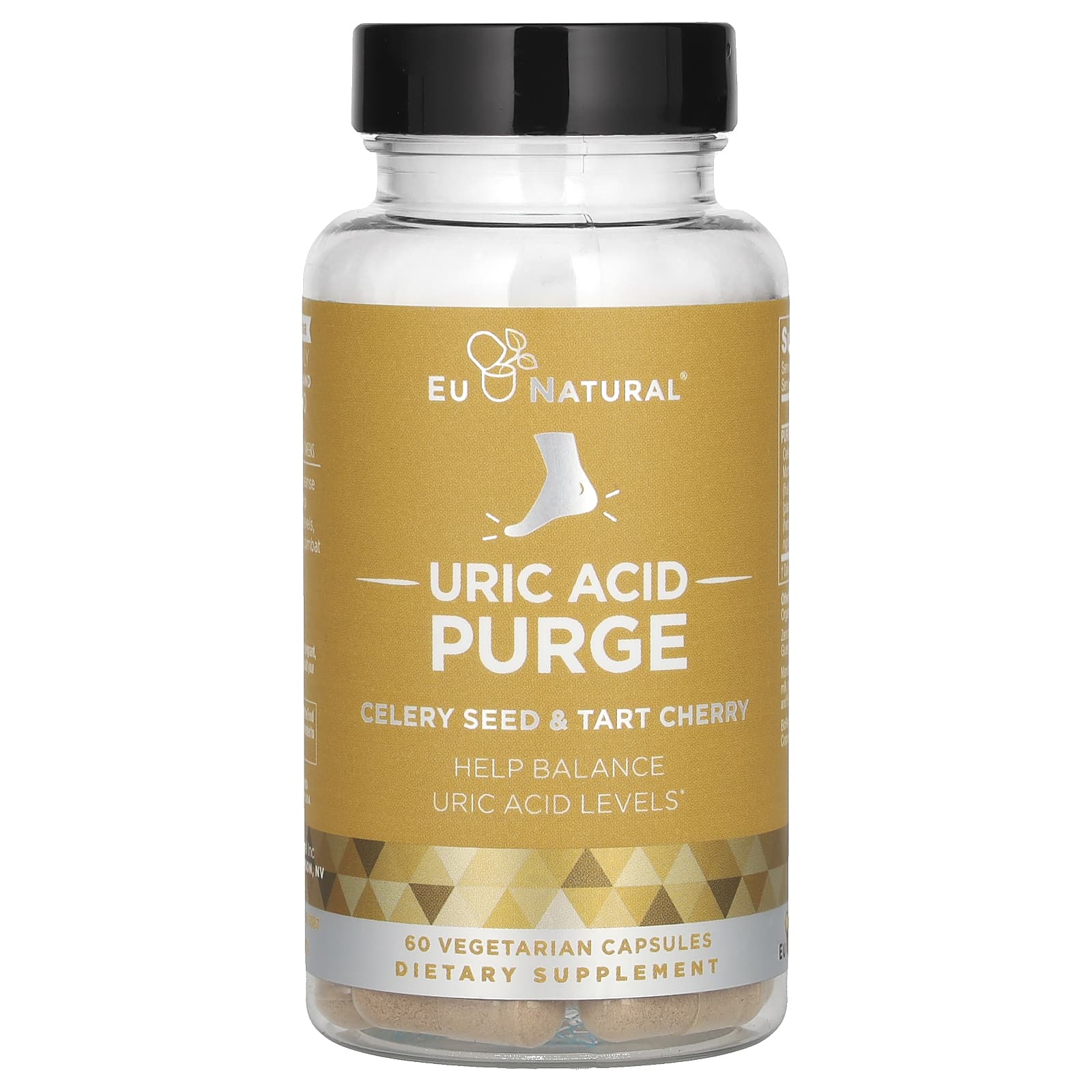 Eu Natural, Uric Acid Purge, Celery Seed & Tart Cherry, 60 Vegetarian ...