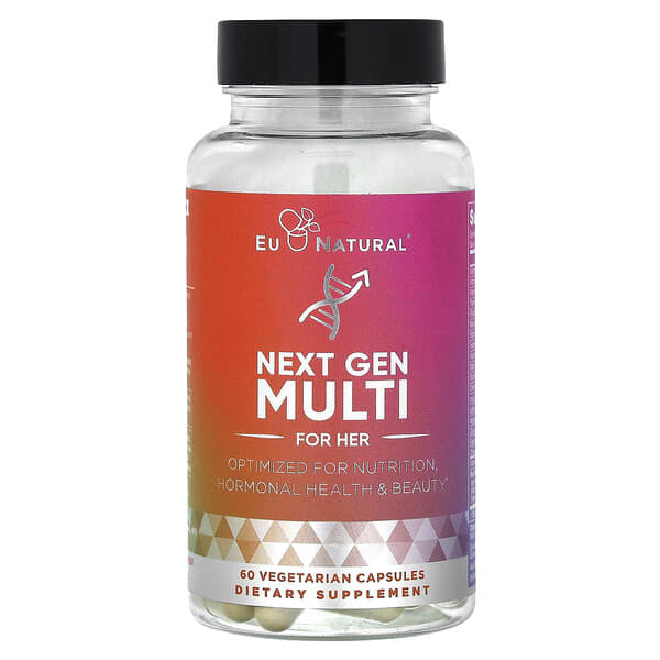 Eu Natural, Next Gen Multi, For Her, 60 Vegetarian Capsules