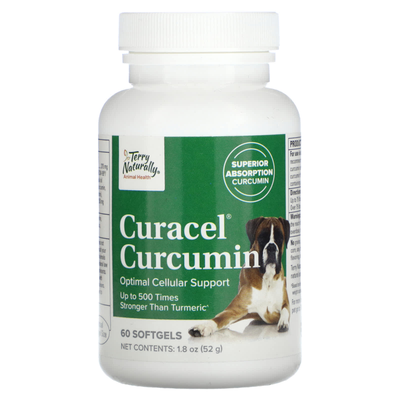Terry Naturally, Curacel Curcumin, Optimal Cellular Support, For Dogs ...