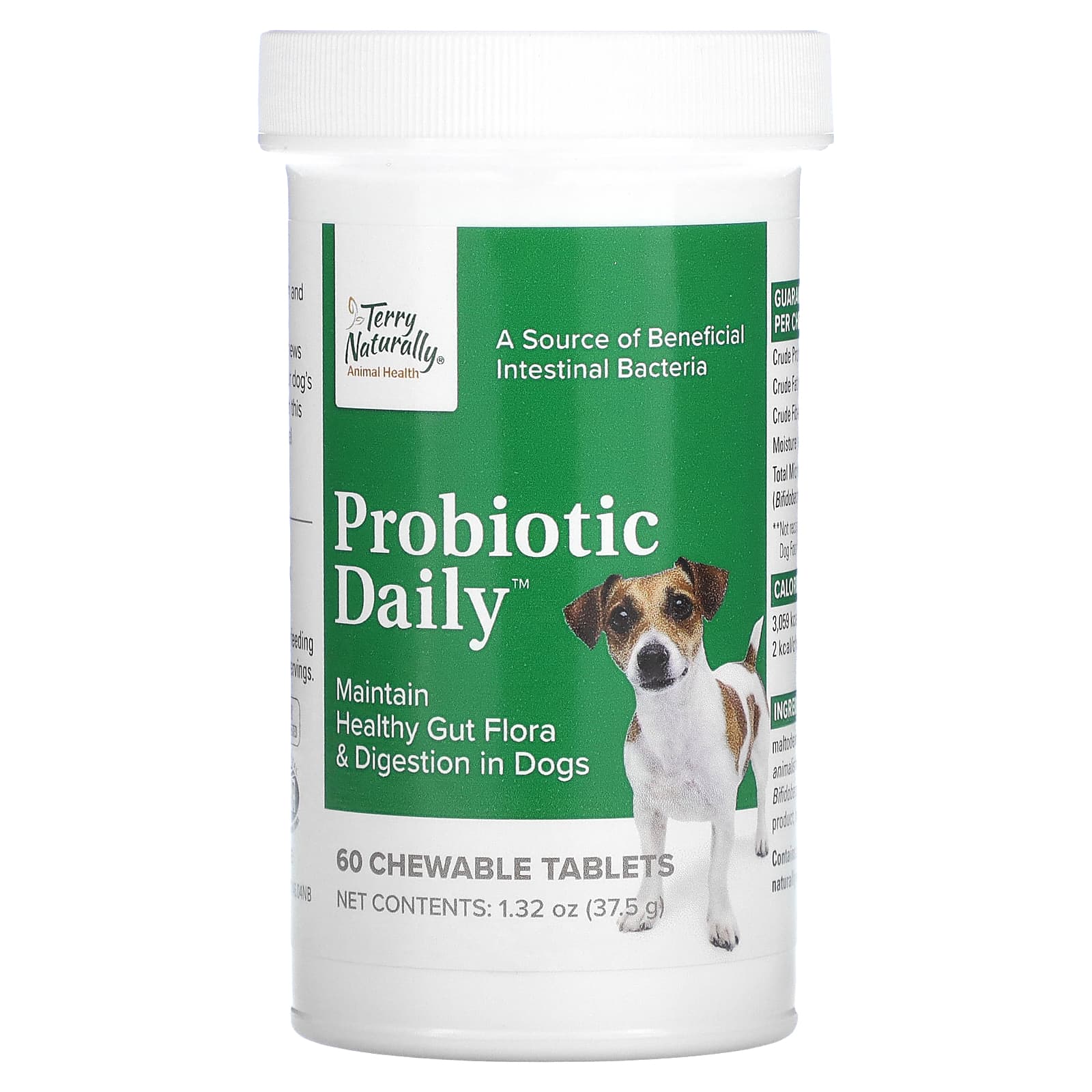 Terry Naturally, Probiotic Daily, For Dogs, 60 Chewable Tablets, 1.32 ...
