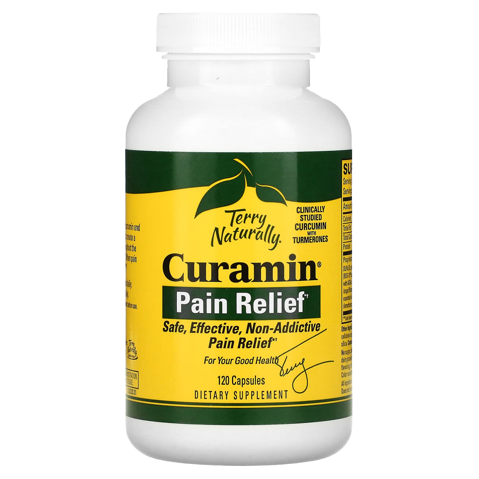 Terry Naturally, Curamin, Pain Relief, 120 Capsules