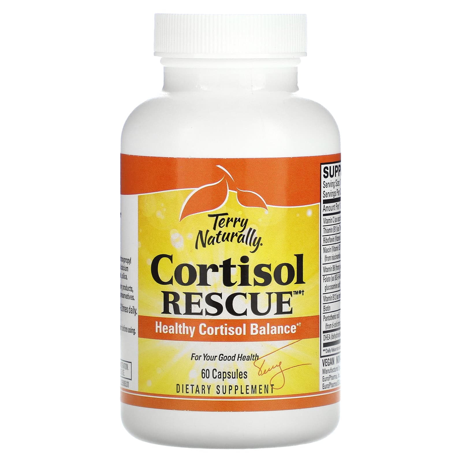 Terry Naturally, Cortisol Rescue, 60 Capsules