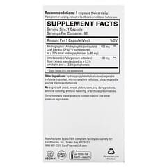 Terry Naturally, Andrographis EP80 with Umckaloabo, 60 Capsules