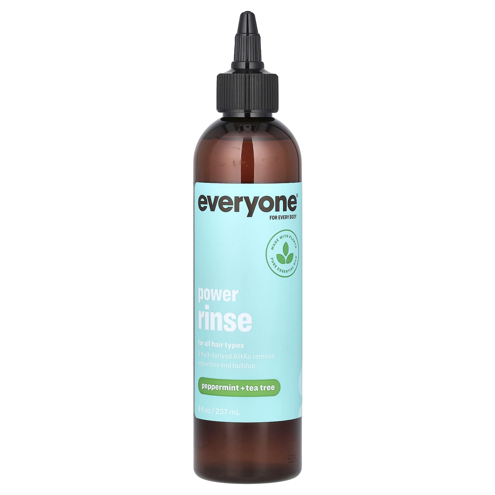 Everyone, パワーリンス、すべての髪質対応、ペパーミント＋ティーツリー、237ml（8液量オンス）