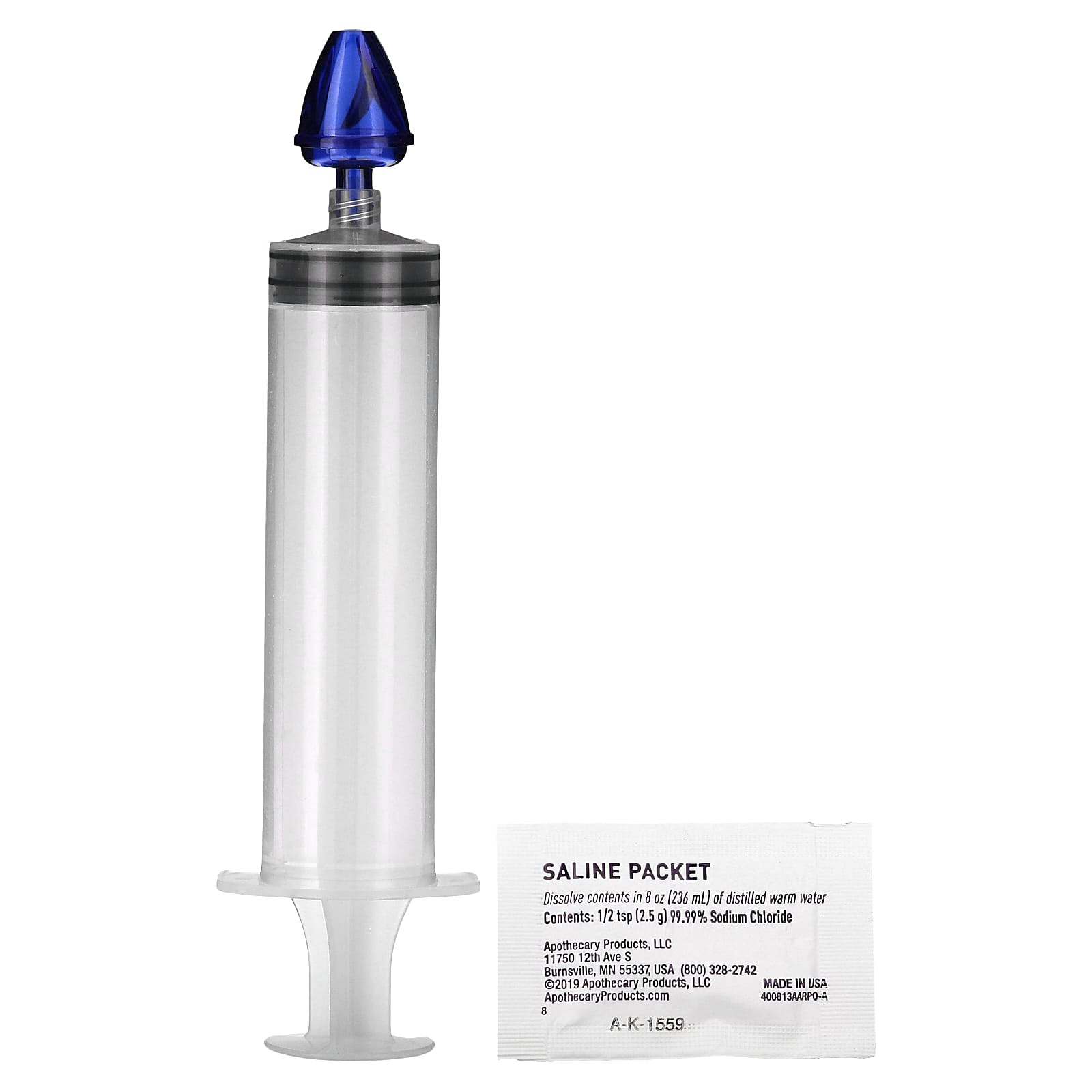 Ezy Dose, Self-Care, Neti Rinse, Nasal and Sinus Rinse Kit, 52 Piece Kit