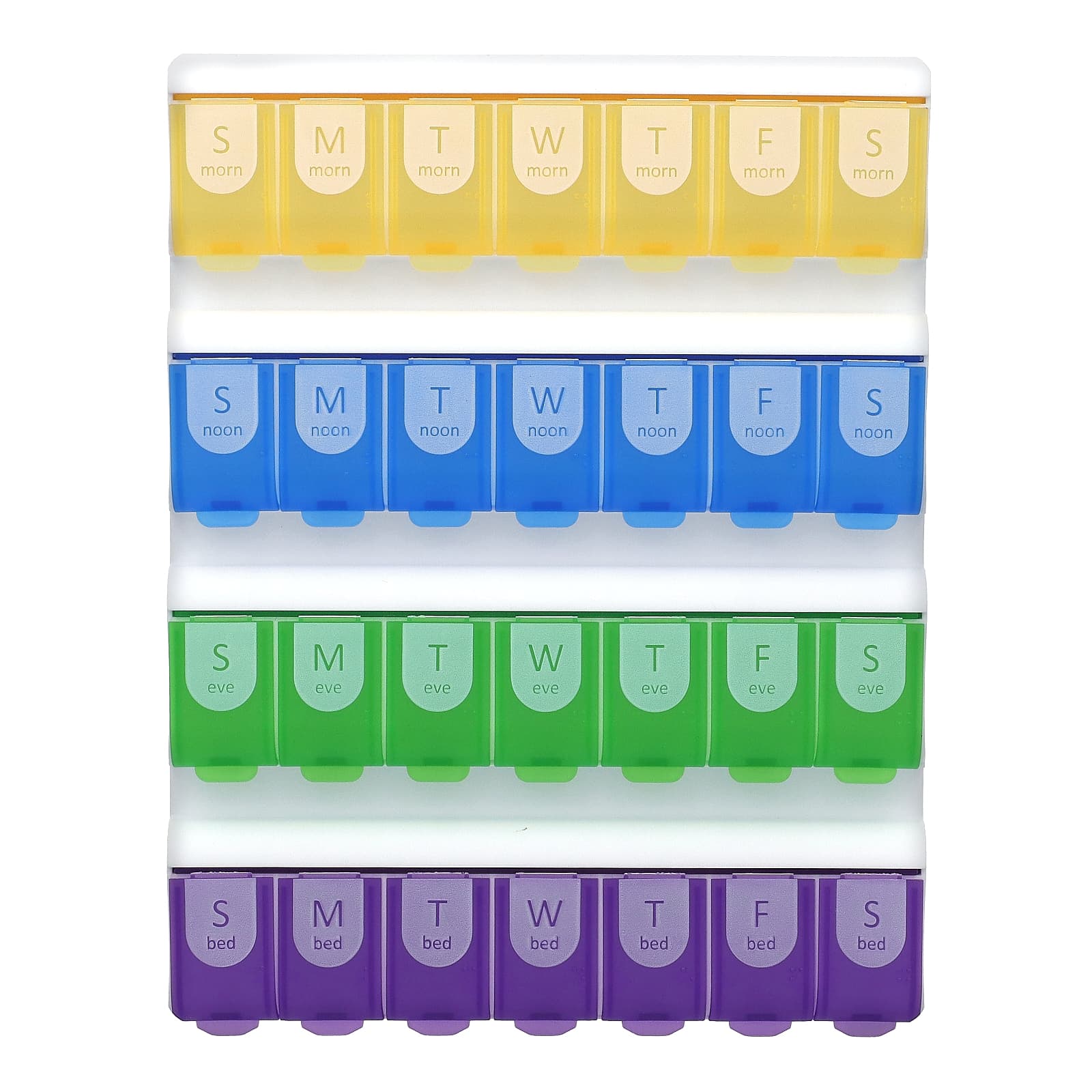 Ezy Dose, Weekly 4/Day with Easy-Fill Medtime Planner, 1 Count