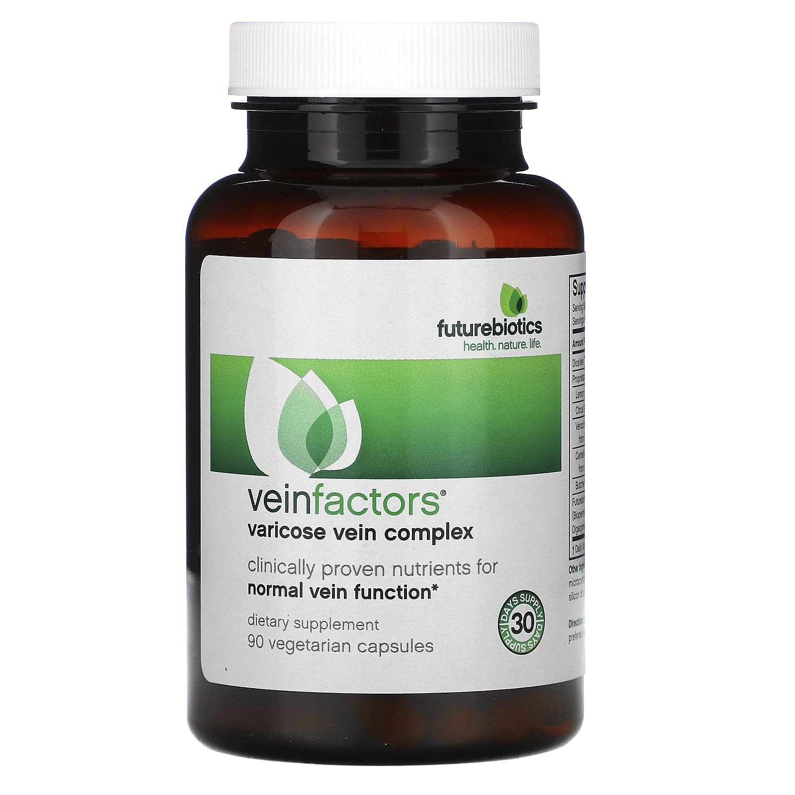 FutureBiotics, VeinFactors, Varicose Vein Complex, 90 Vegetarian Capsules