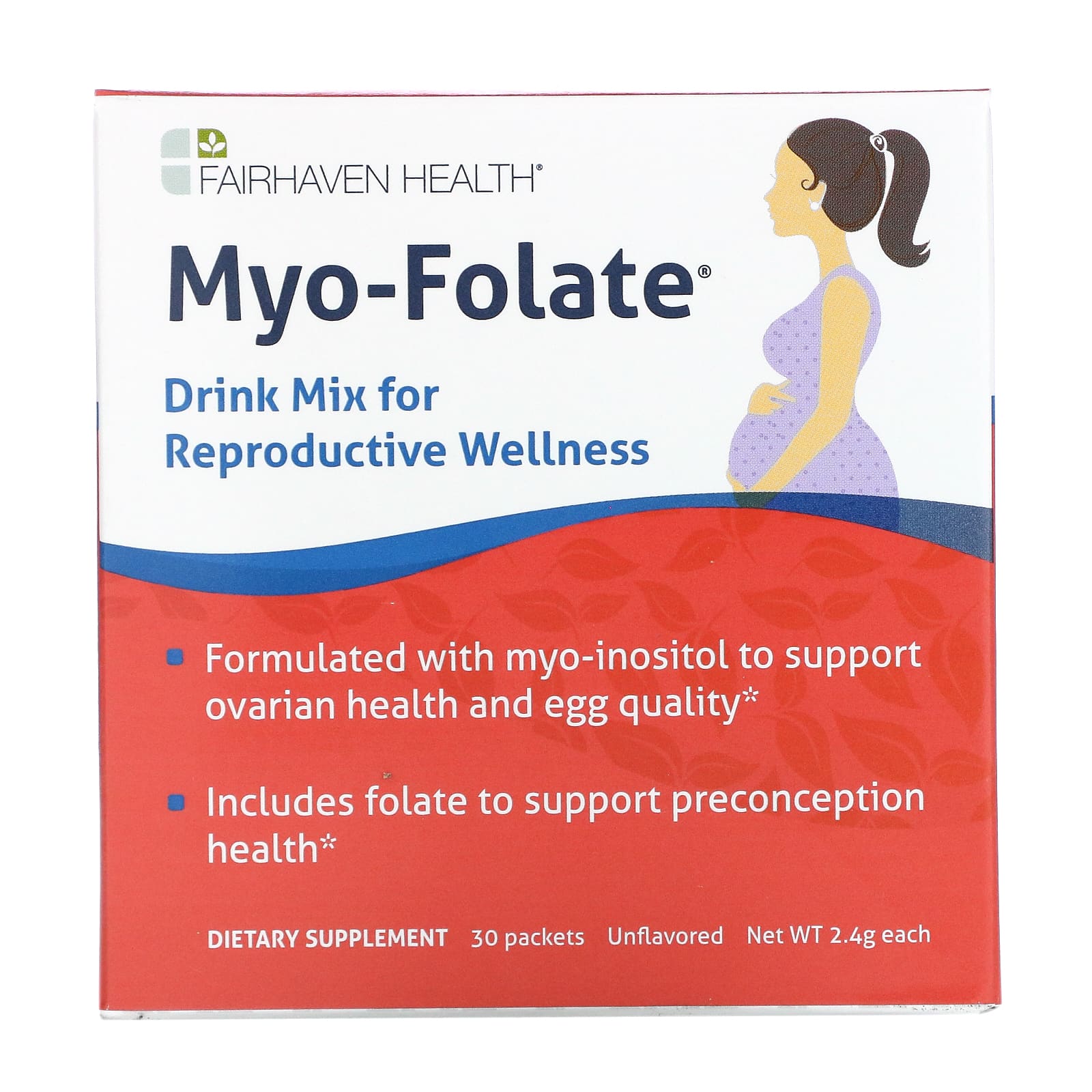 Fairhaven Health, Myo-Folate, Drink Mix for Reproductive Wellness ...