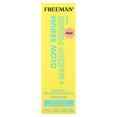 Freeman Beauty, Glow Serum + Makeup Primer, Smoothing, 1 fl oz (30 ml)
