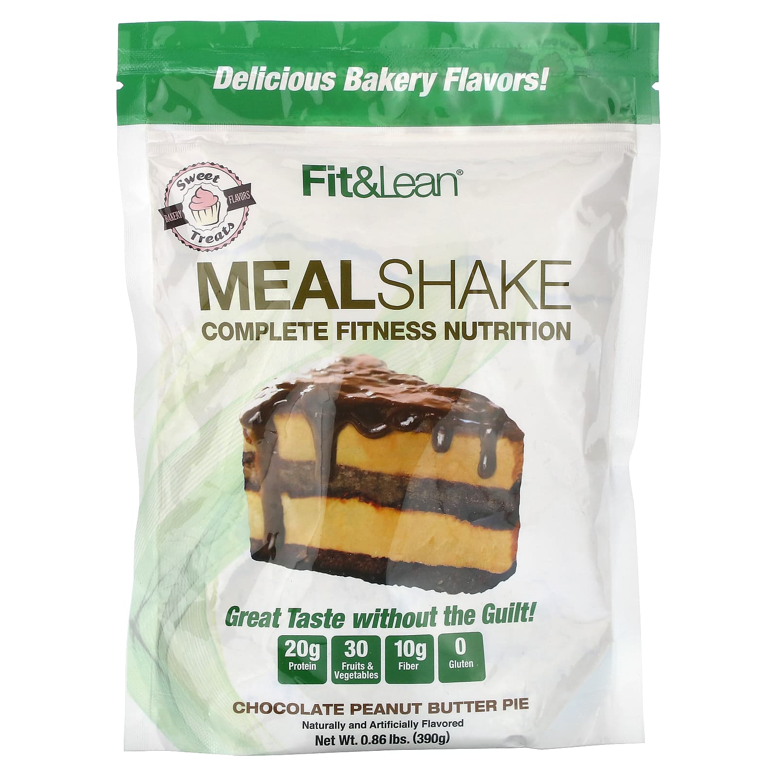 Fit & Lean, Meal Shake, Complete Fitness Nutrition, Chocolate Peanut ...