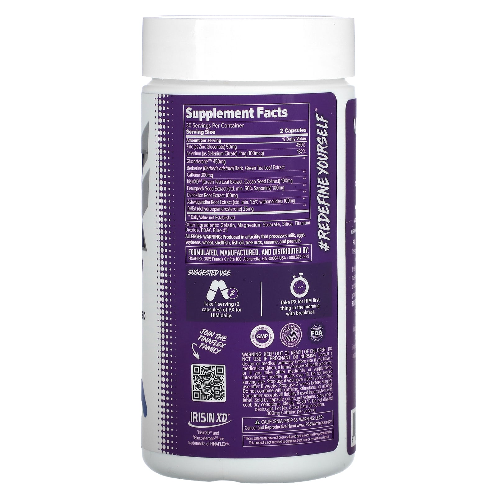 Finaflex, PX for Him, 60 Capsules