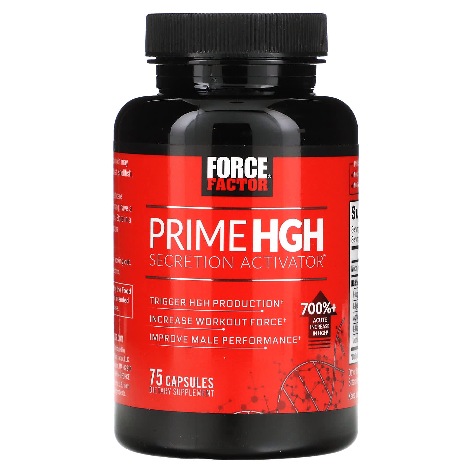 Force Factor Prime HGH Secretion Activator 75 Capsules