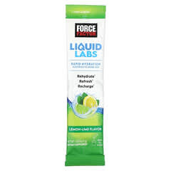 Force Factor, Liquid Labs, Rapid Hydration Electrolyte Drink Mix, Lemon ...