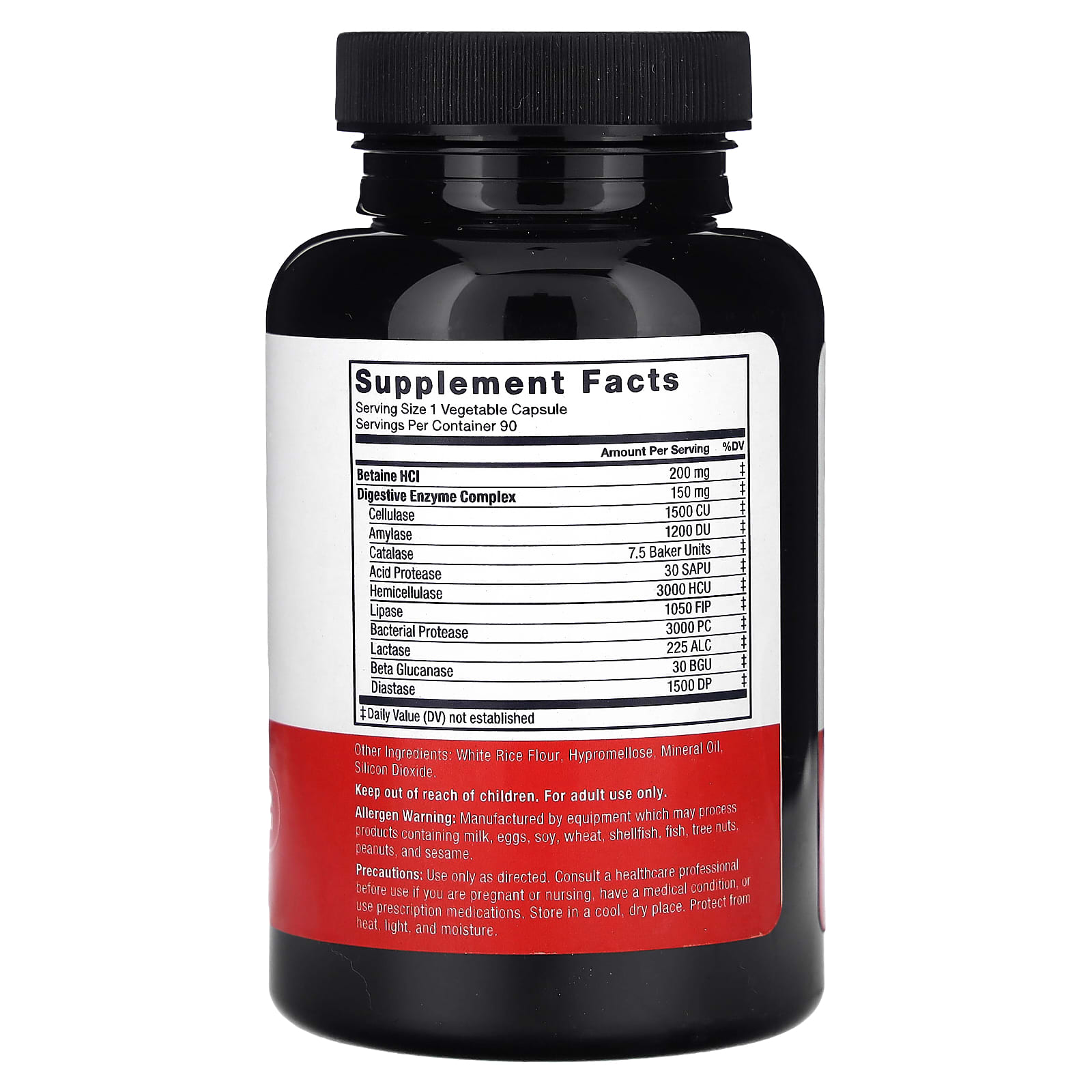 Force Factor, Digestive Enzyme Complex, 150 mg, 90 Vegetable Capsules