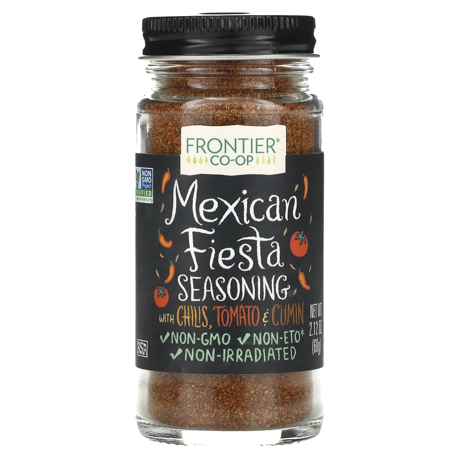 Frontier Co-op, Mexican Fiesta Seasoning, With Chilis, Tomato & Cumin ...