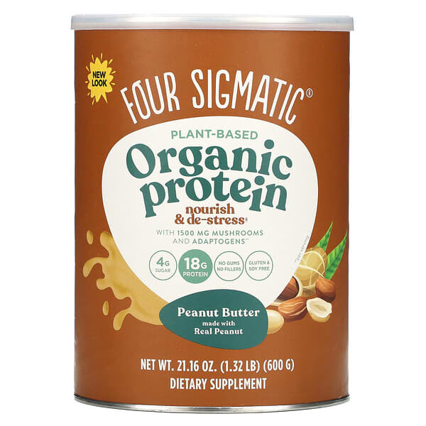 Four Sigmatic, Plant-Based Organic Protein with Mushrooms & Adaptogens ...