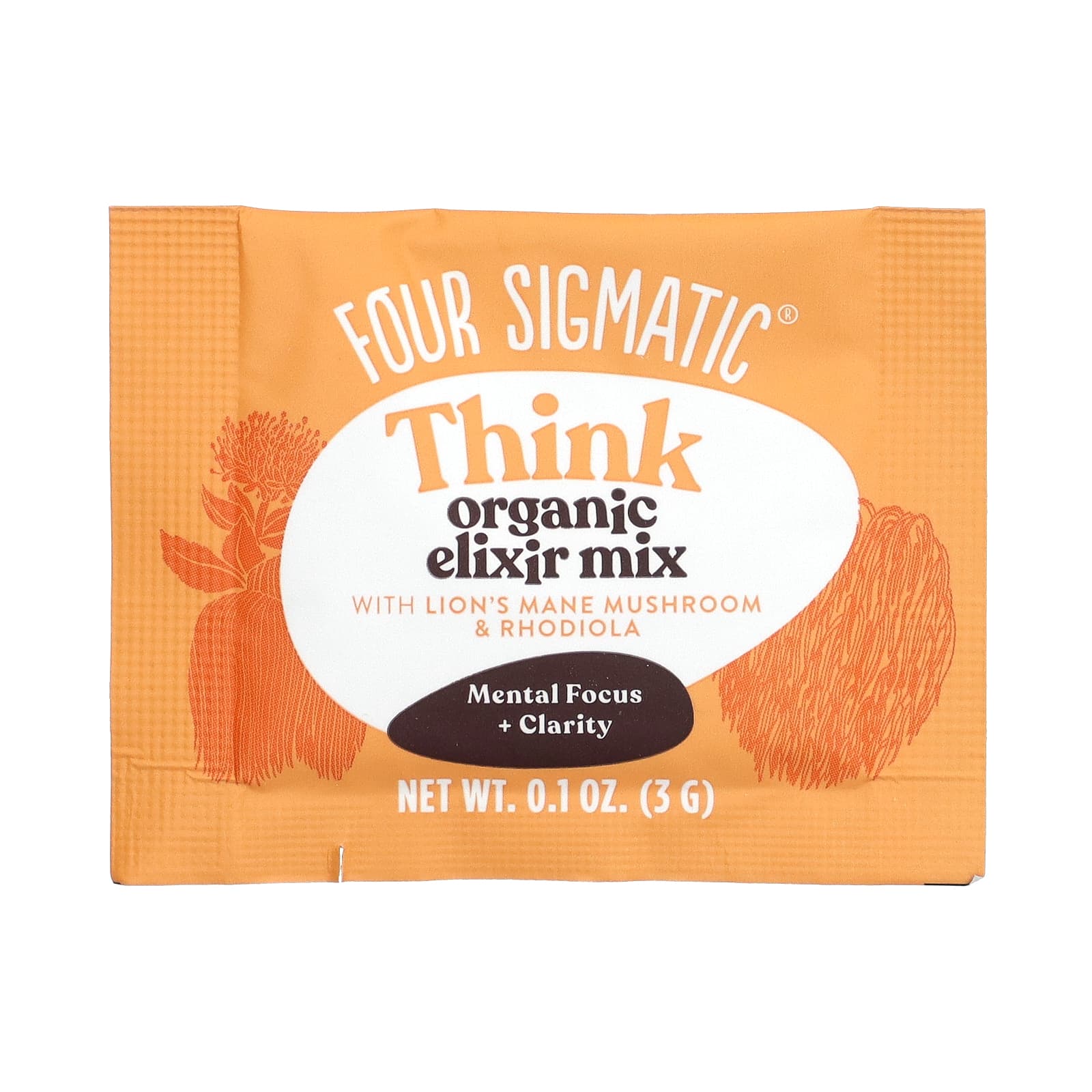 Four Sigmatic, Think, Organic Elixir Mix With Lion's Mane Mushroom ...