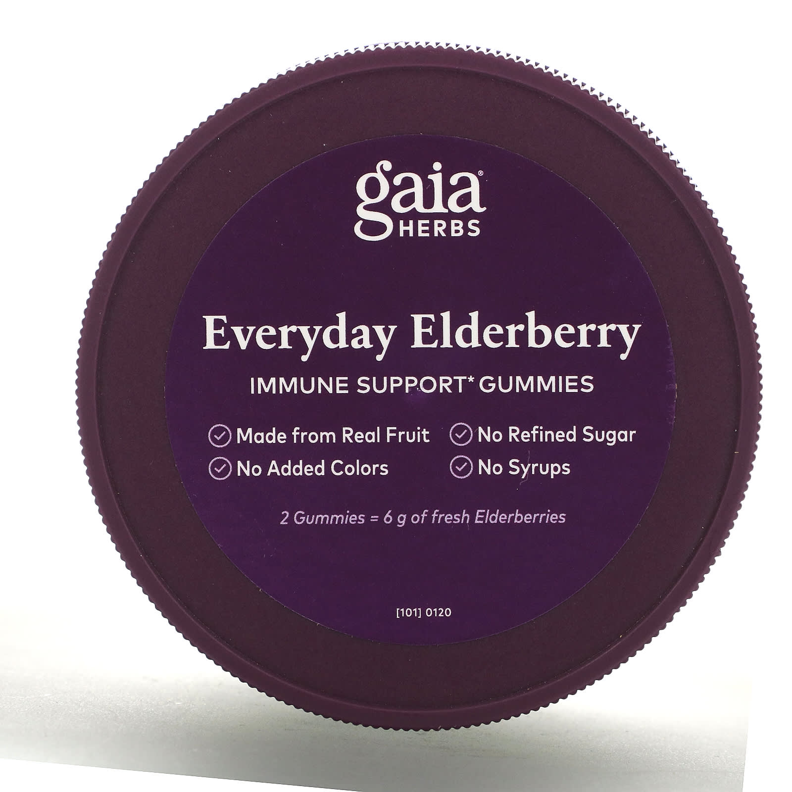 Gaia Herbs, Black Elderberry Immune Support Adult Daily Gummies, 80 ...