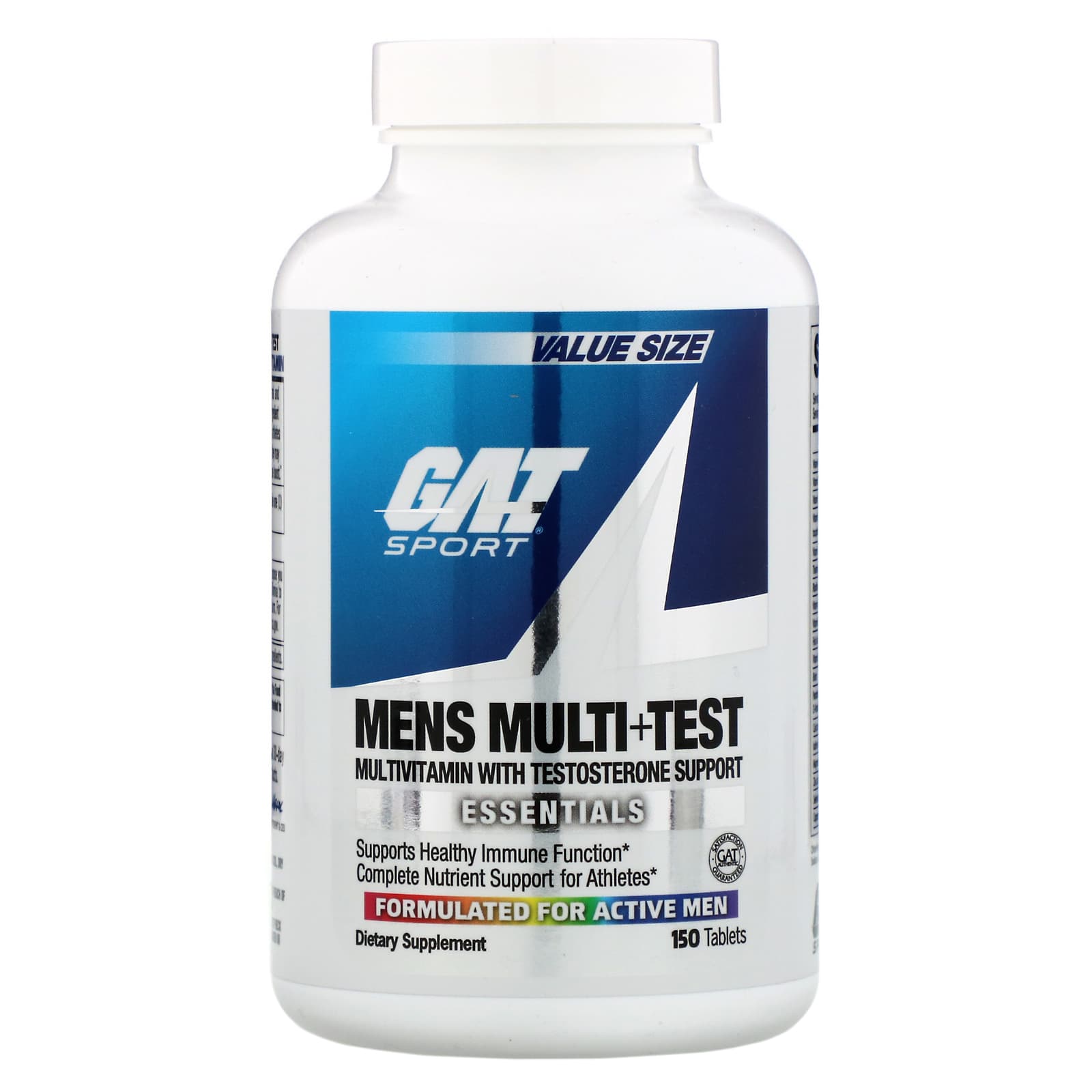GAT, Mens Multi + Test, 150 Tablets