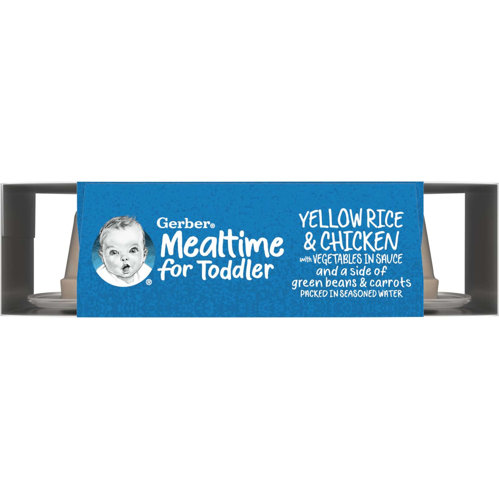 Gerber, Mealtime For Toddler, 12+ Months, Yellow Rice & Chicken With ...