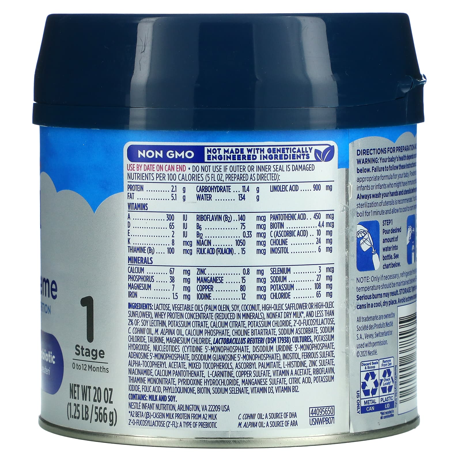 Gerber, Good Start, A2, Infant Formula with Iron, 0 to 12 Months, 20 oz ...