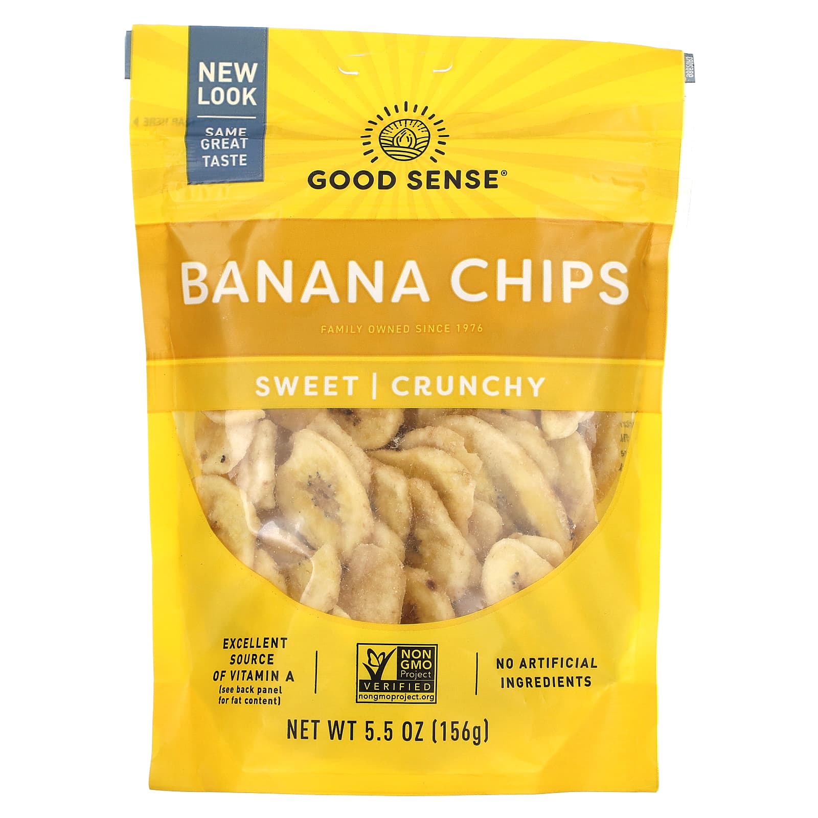 Good Sense, Banana Chips, 5.5 oz (156 g)