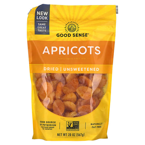 Good Sense, Apricots, Dried & Unsweetened, 20 oz (567 g)