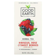 Good Earth Teas, Sensorial Blends, Herbal Tea, Hibiscus, Rose & Sweet ...